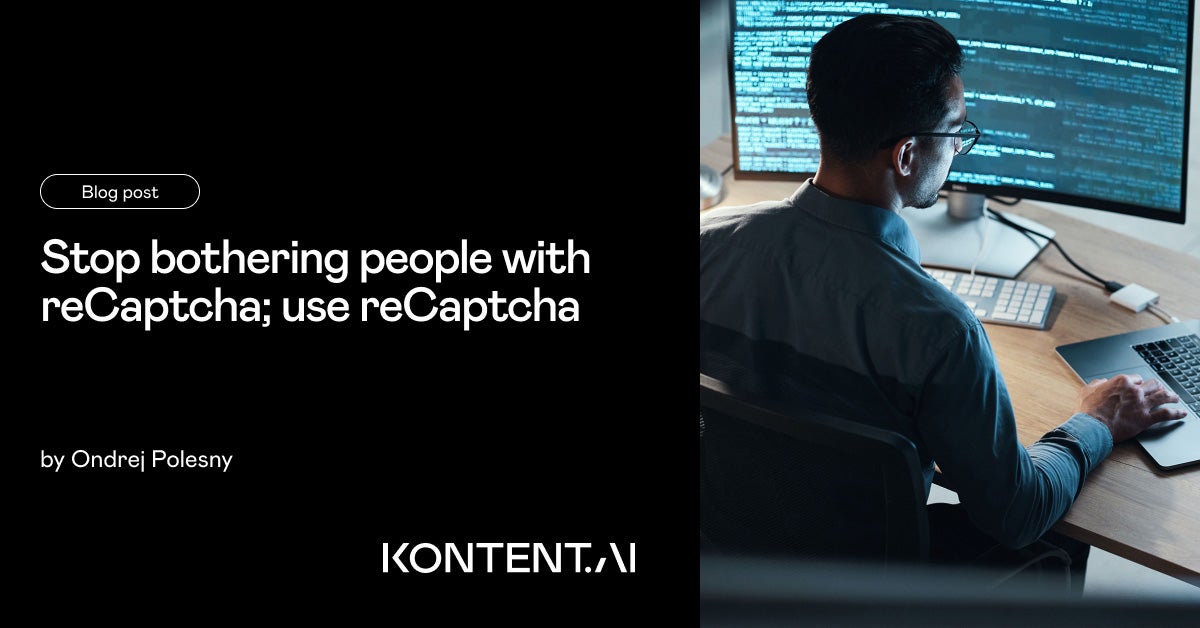reCaptcha v3 implementation in Next.js | Kontent.ai reCaptcha v3 implementation in Next.js | Kontent.ai